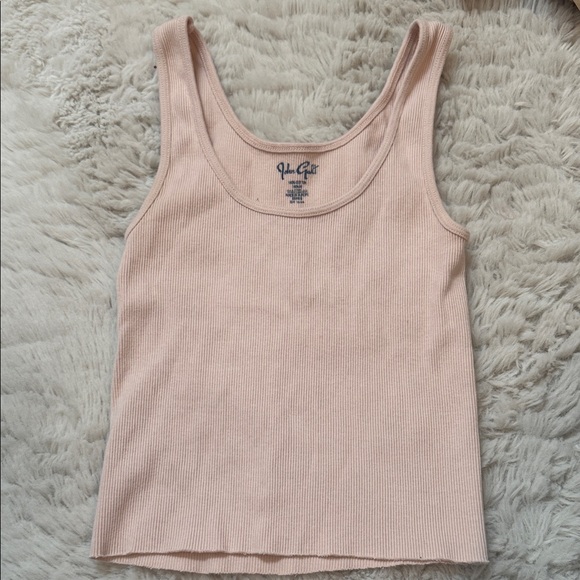 Brandy Melville | Tops | Brandy Melville Light Pink Ribbed Tank Top ...